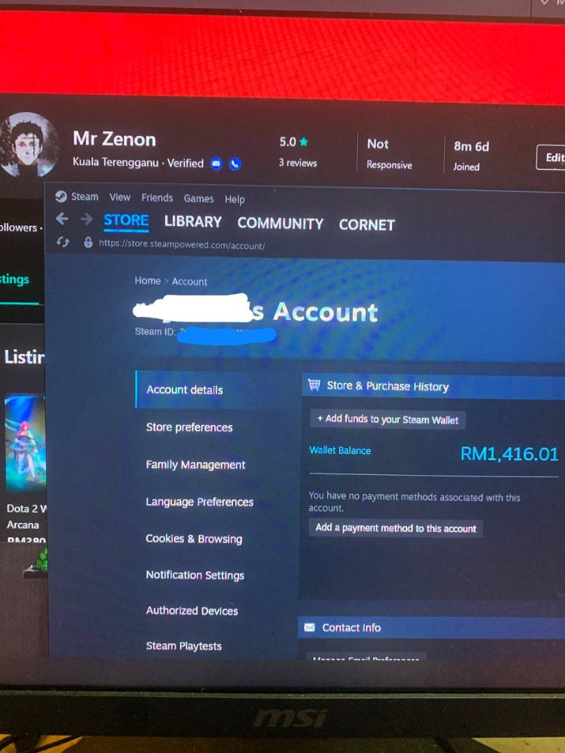 Steam Wallet Cheap, Video Gaming, Gaming Accessories, Game Gift Cards & Accounts on Carousell