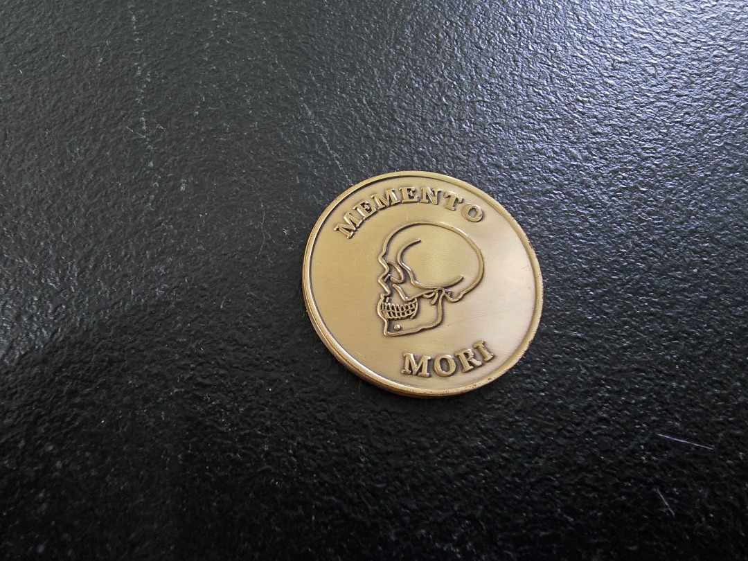 STOIC STORE UK Memento Mori Coin Stoic, Momento Mori Coin - Double ...