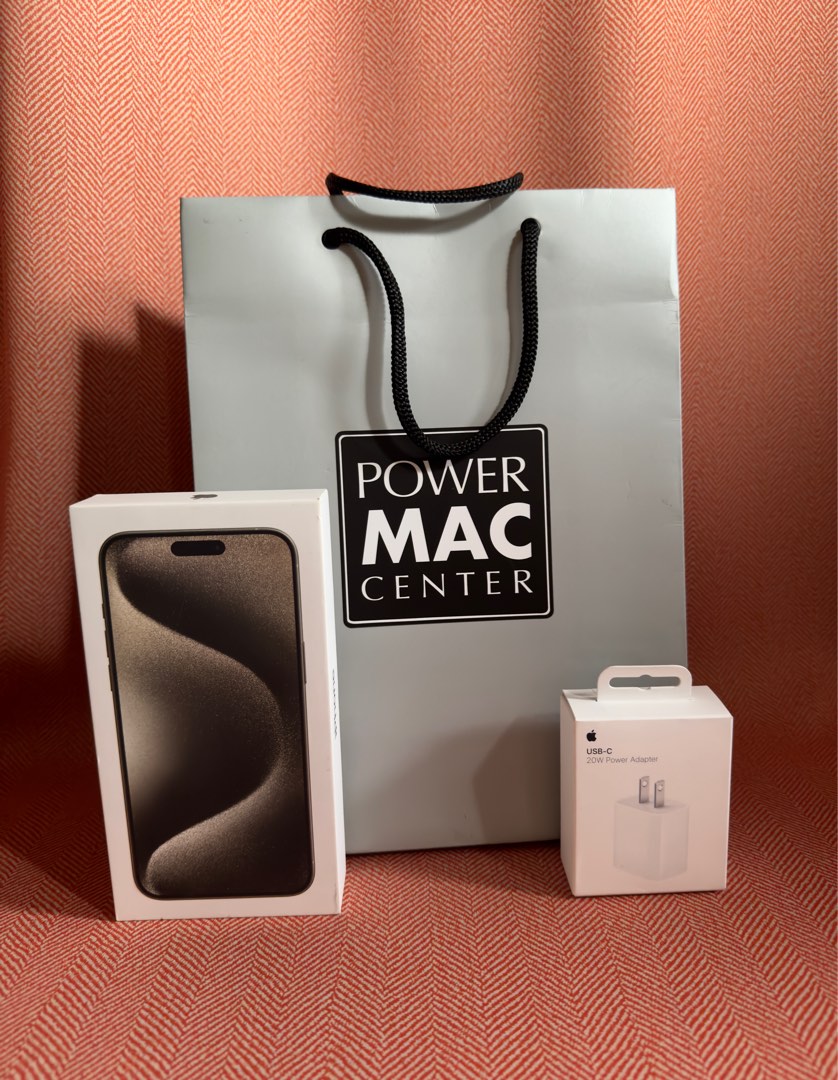 Take all iPhone 15 Pro Max box and paperbag Only Authentic bought in ...