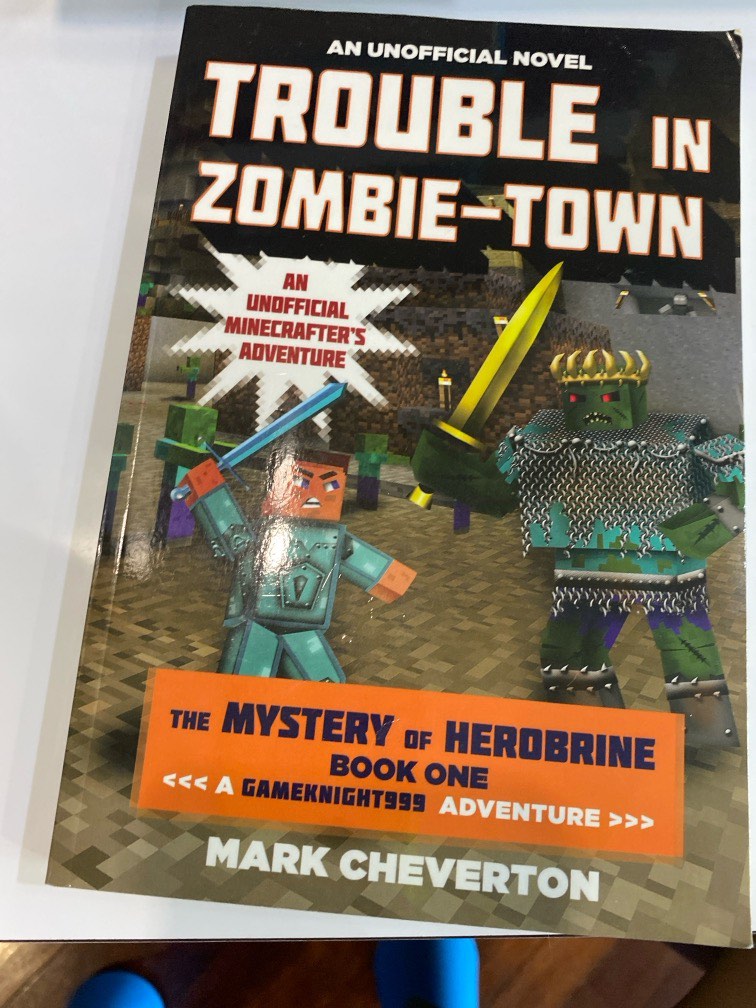 Trouble in zombietown minecraft novel, Hobbies & Toys, Books ...