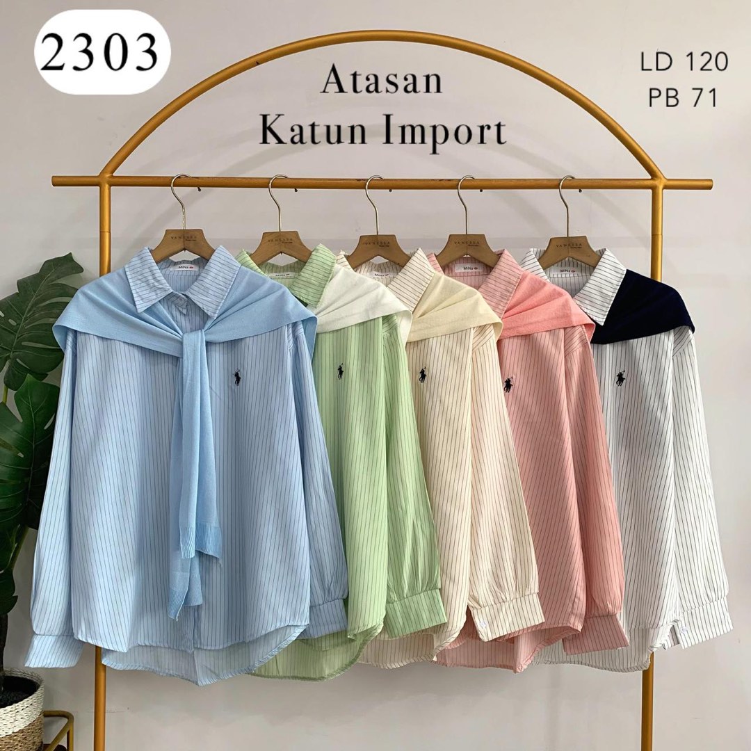 Twist Scarft Blouse - Kemeja Unik Untuk Gaya Yang Berbeda, Fesyen ...