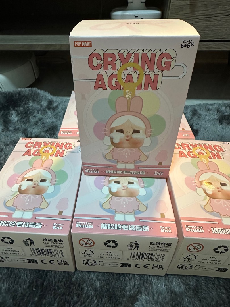 A chance for Secret! Sealed crybaby blind box crying again series ...