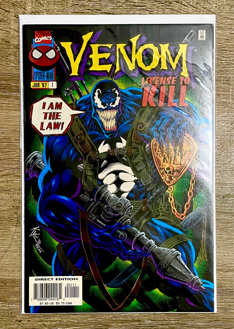 Venom License to Kill #1 Marvel Comics 1997 Larry Hama, Hobbies & Toys ...