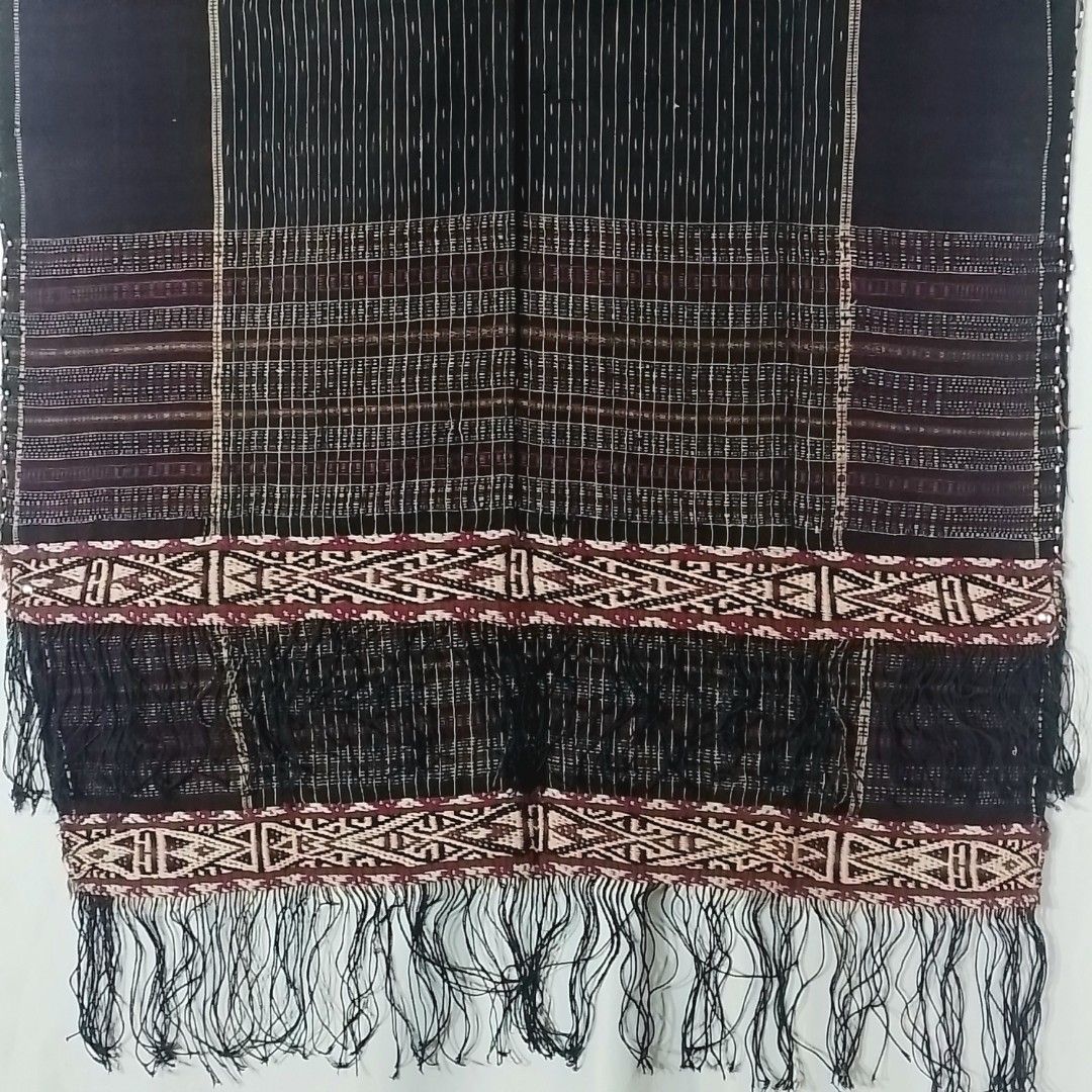 Vintage Kain Tenun Tradisional Ulos Ragi Hotang Bermanik - Sulaman ...