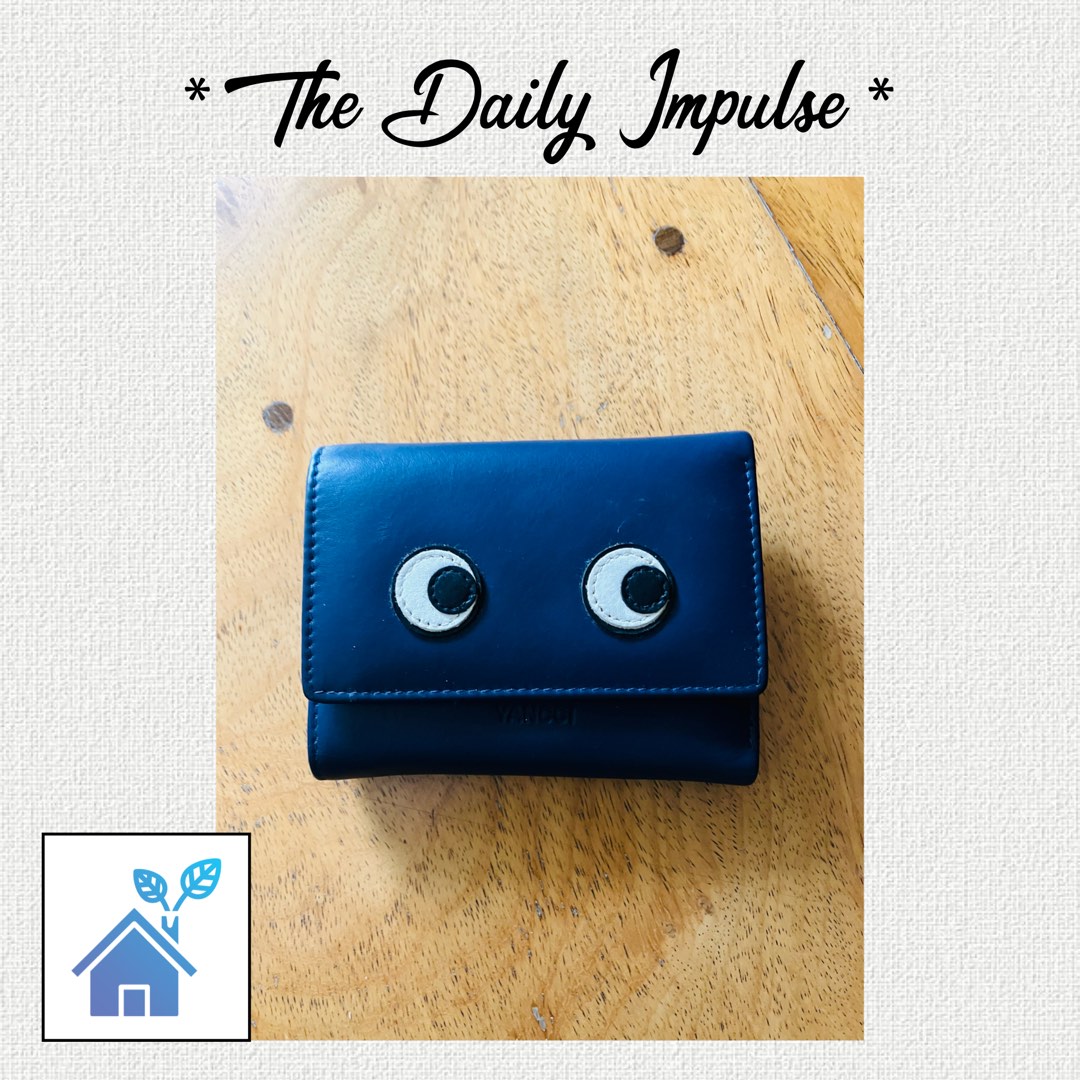 Yancci Spain Original Dark Blue Genuine Leather Trifold Wallet, Women's ...