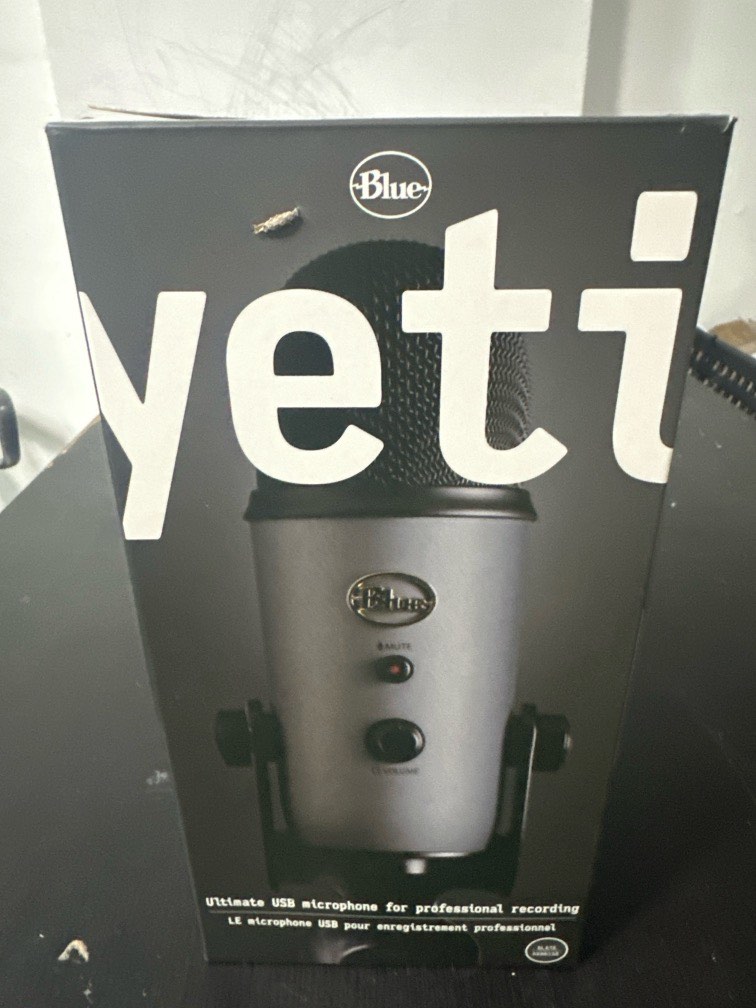 YETI Premium Multi-Pattern USB Microphone, Audio, Microphones on Carousell