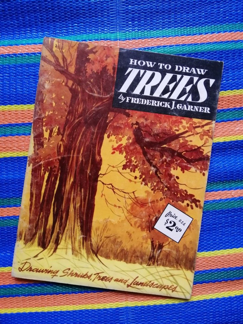 1960-1970 BUKU HOW TO DRAW TREES BY FREDERICK J. GARNER PUBLISHED BY ...