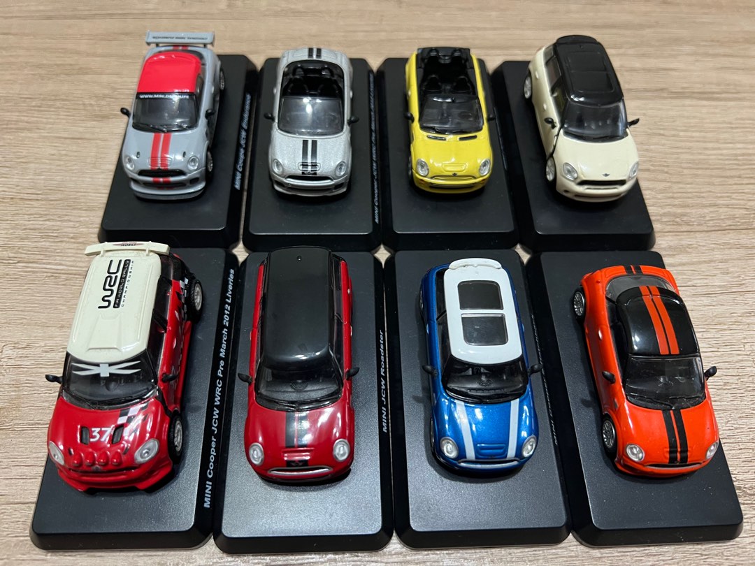 絕版 7-11 mini cooper全套, 書籍、休閒與玩具, 玩具、公仔、桌遊在旋轉拍賣