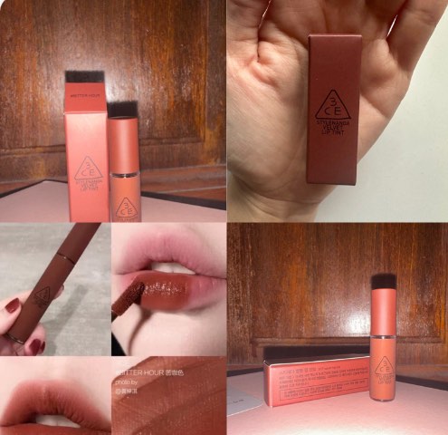 𝐁𝐑𝐀𝐍𝐃 𝐍𝐄𝐖 3CE Velvet Lip Tint Bitter Hour 💄💋(💯authentic‼️), Beauty ...