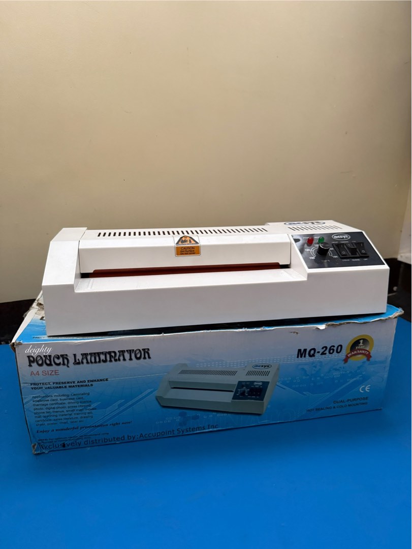 Acsys A4 MQ-260 Laminator Machine, Computers & Tech, Office & Business ...