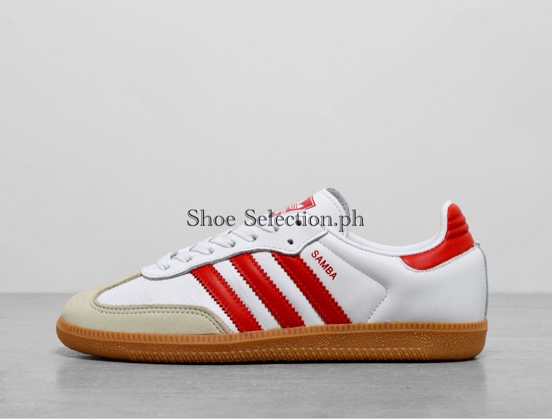 Adidas Samba OG (W) "Solar Red Gum", Women's Fashion, Footwear ...
