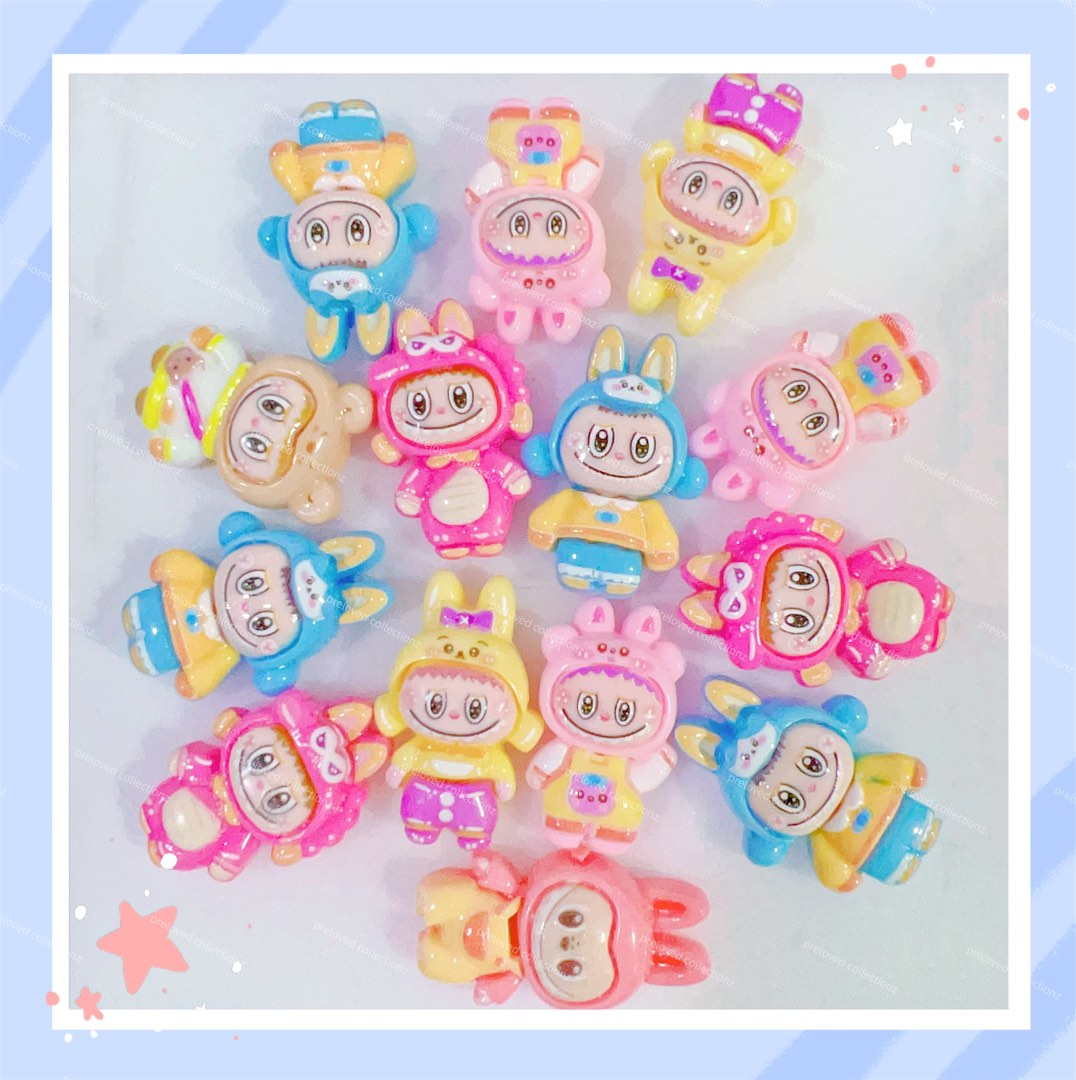 [All for $4.50] Cute DIY Popmart Labubu Acrylic Charms, Hobbies & Toys ...