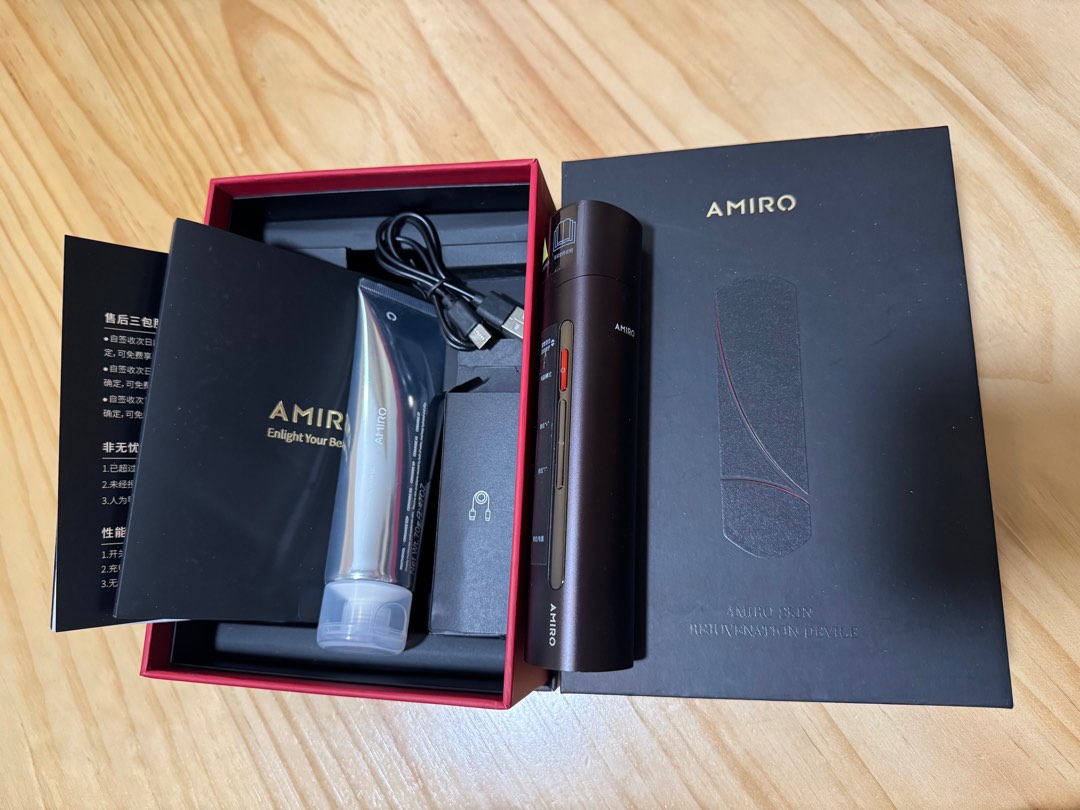 AMIRO R1 PRO Facial RF Skin Tightening Device - Black (with receipt), Beauty & Personal Care ...