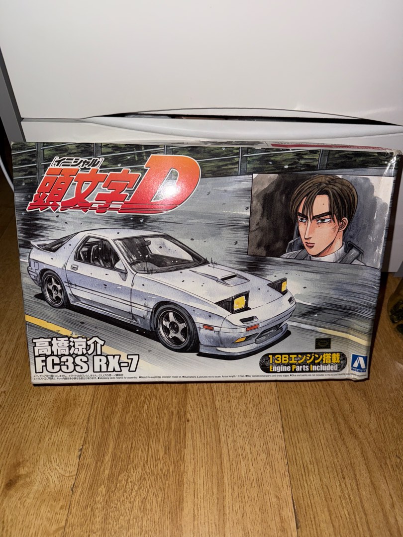 AoshimA FC3S RX-7 Initial D kit, Hobbies & Toys, Toys & Games on Carousell