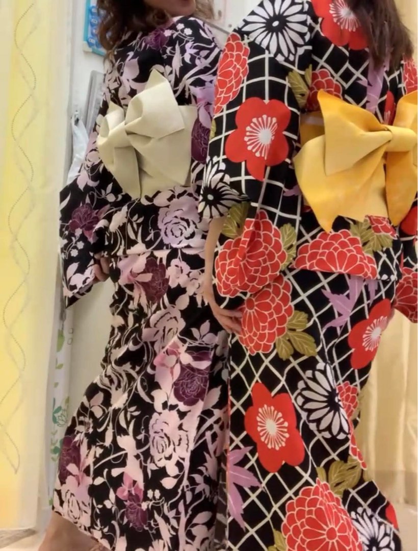 AUTHENTIC Yukata/Kimono Set, Women's Fashion, Dresses & Sets ...