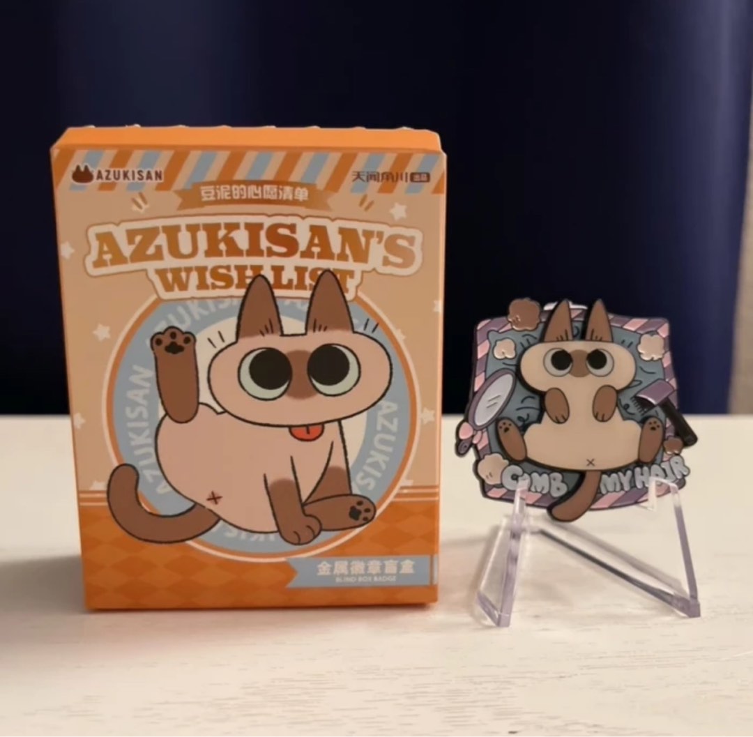 Azukisan Wish List Blind Box Pin Original, Toys & Collectibles, Mainan ...