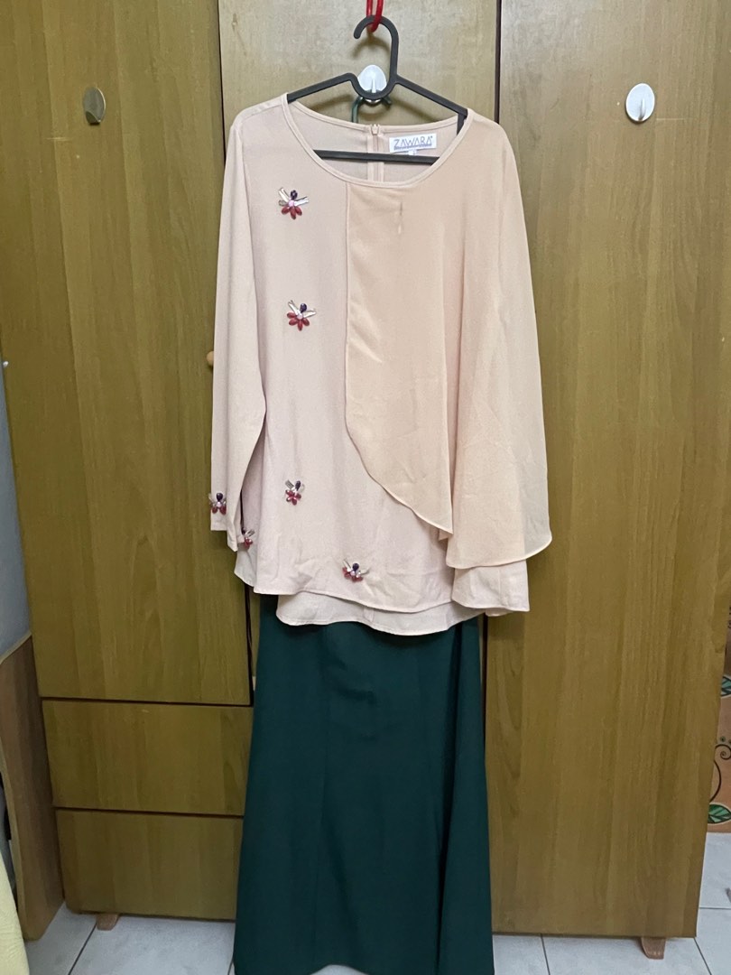Baju Kurung Modern Zawara, Women's Fashion, Muslimah Fashion, Baju ...