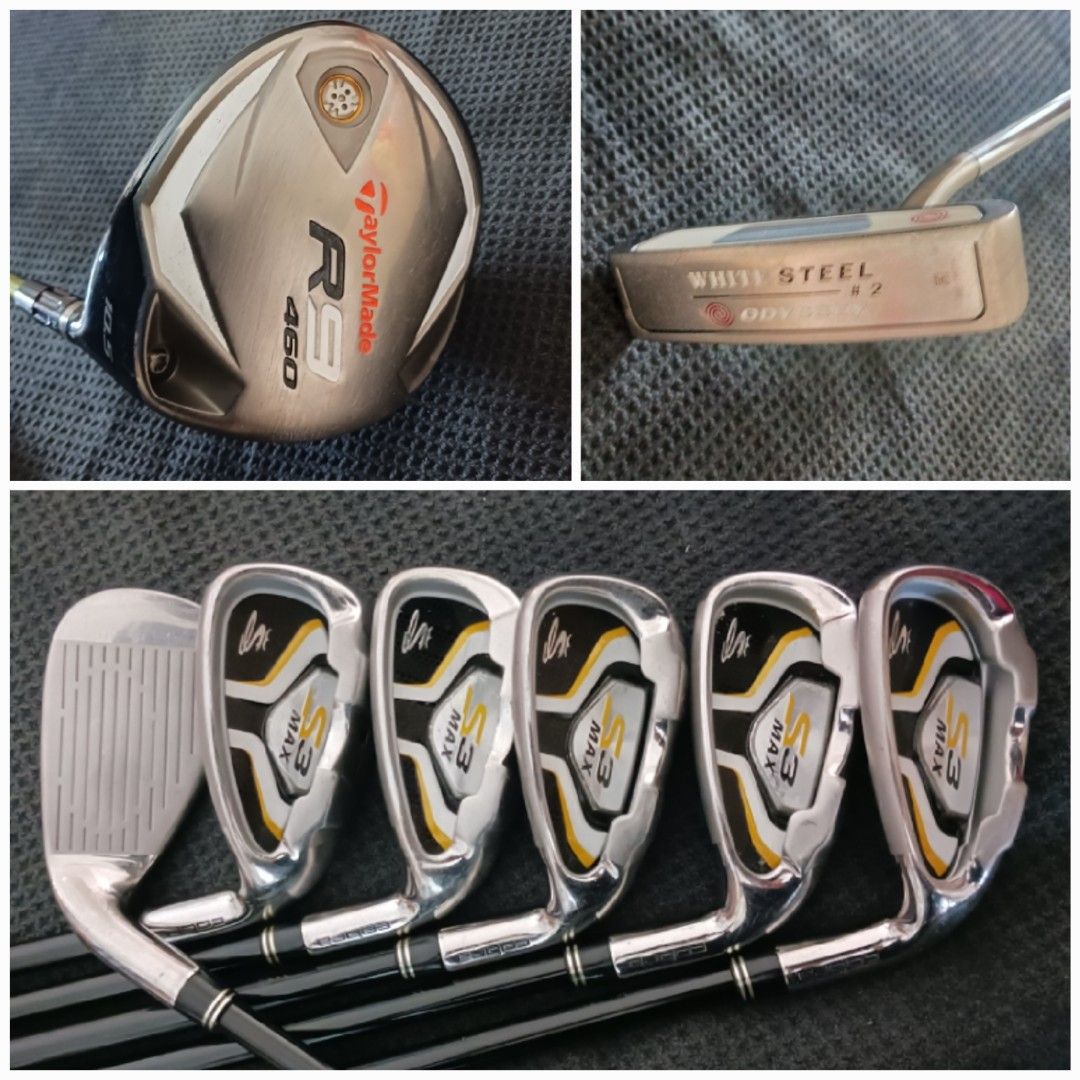 Beginners Golf Set Taylormade Driver Cobra Graphite Irons Set Odyssey ...