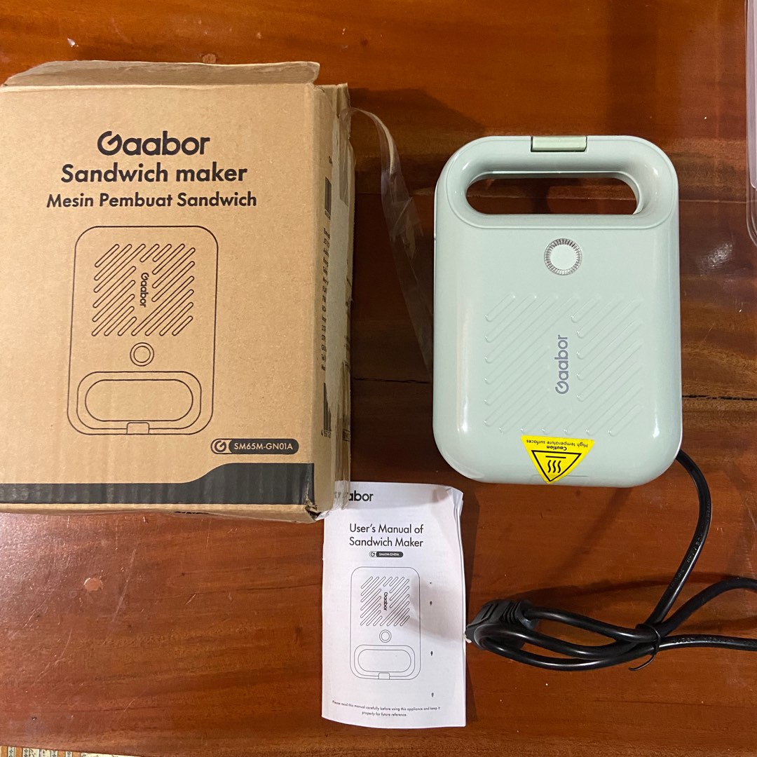 BNEW Gaabor Portable Sandwich Waffle Maker Multifunctional Breakfast ...