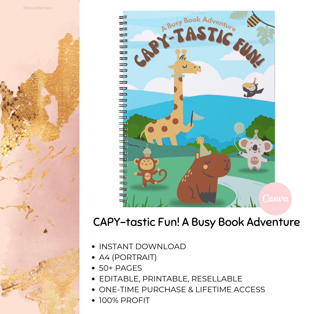CAPY-tastic Fun! A Busy Book Adventure, Hobbies & Toys, Books ...