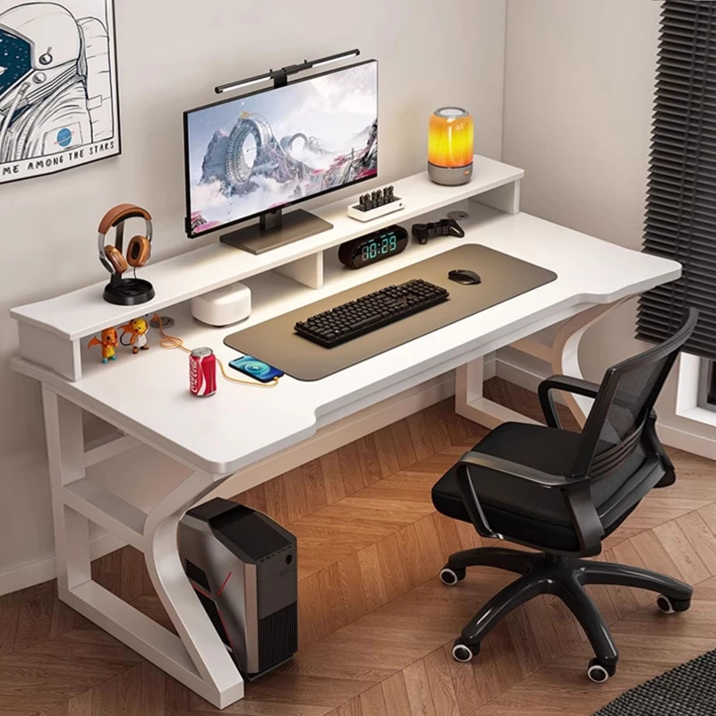 Carbon Fibre Computer Organizer Gaming Monitor Stand Study Office Table ...