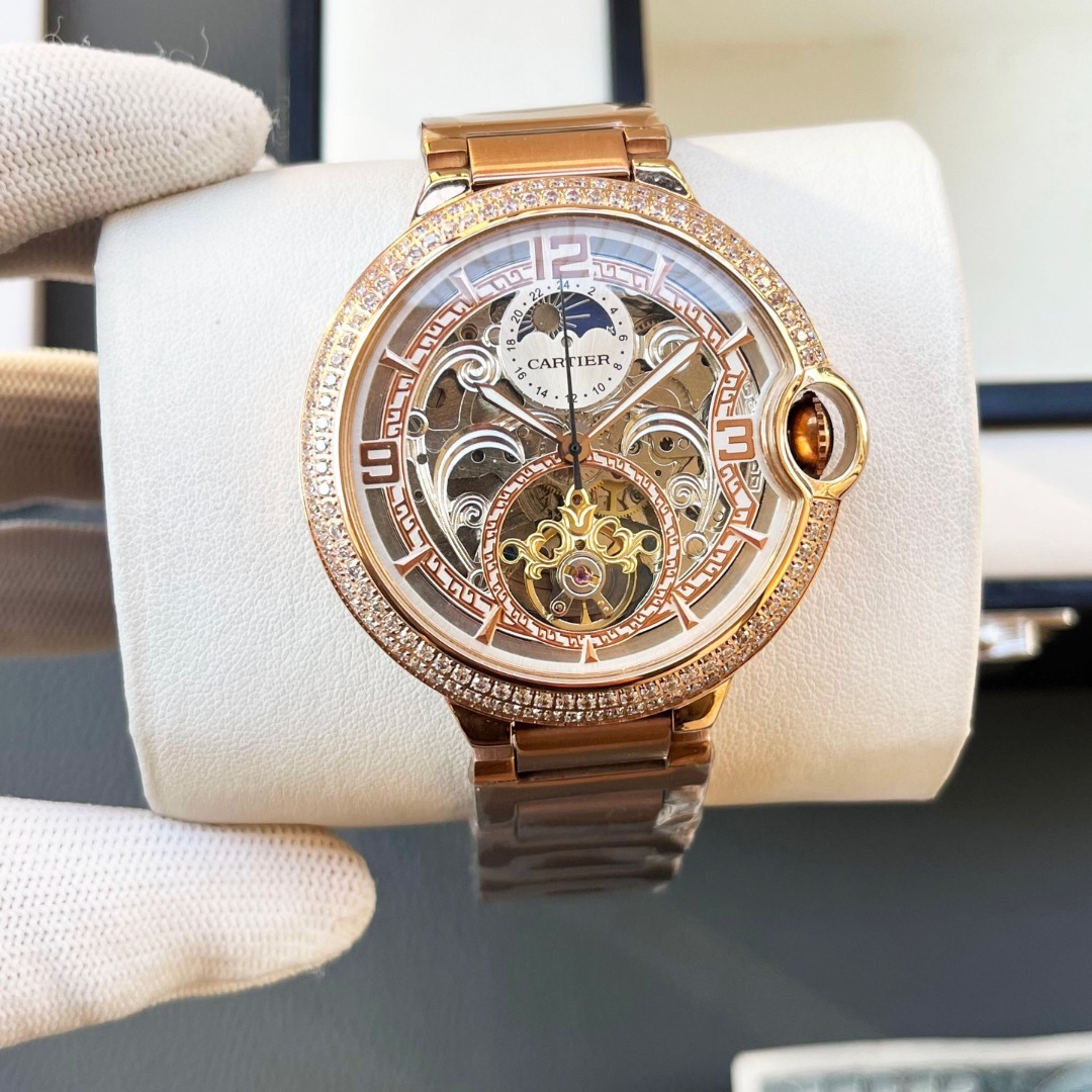 Cartier's new blue balloon men's mechanical bowl watch, Luxury, Watches ...