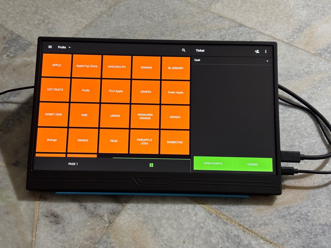 Cashier Machines PoS System FullSet with Instruction Offer, Computers ...