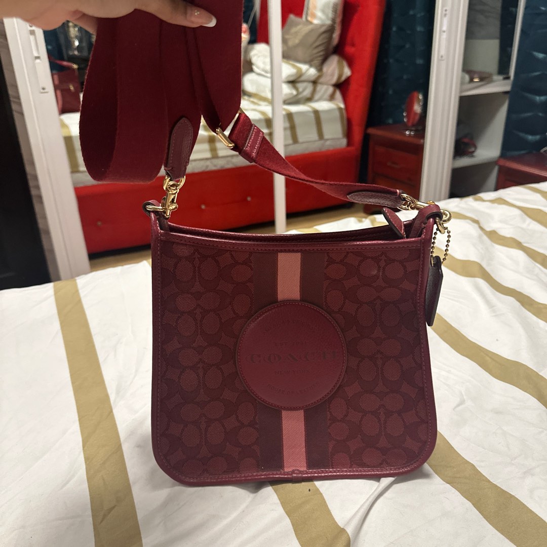 Coach Dempsey sling bag, Luxury, Bags & Wallets on Carousell