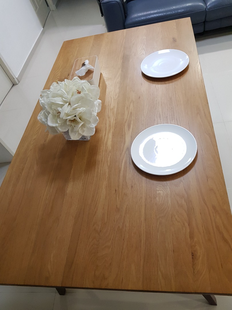 Commune Solid Wood Dining Table Set (2 Chairs and 1 Bench), Furniture ...