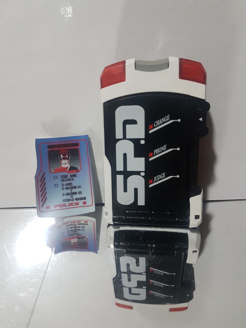 DX SP License / Delta Morpher (Red) Sentai Dekaranger Power Rangers SPD ...