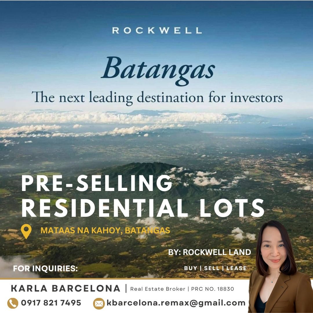 PRE-SELLING| Premium Residential Lots in Mataas na Kahoy Lipa Batangas ...