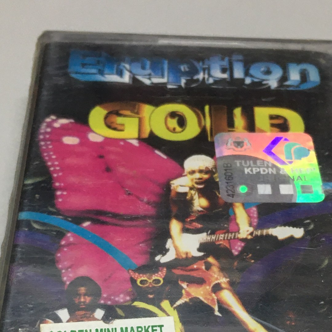 (Eng Cassette) Eruption gold greatest hits, Hobbies & Toys, Music ...