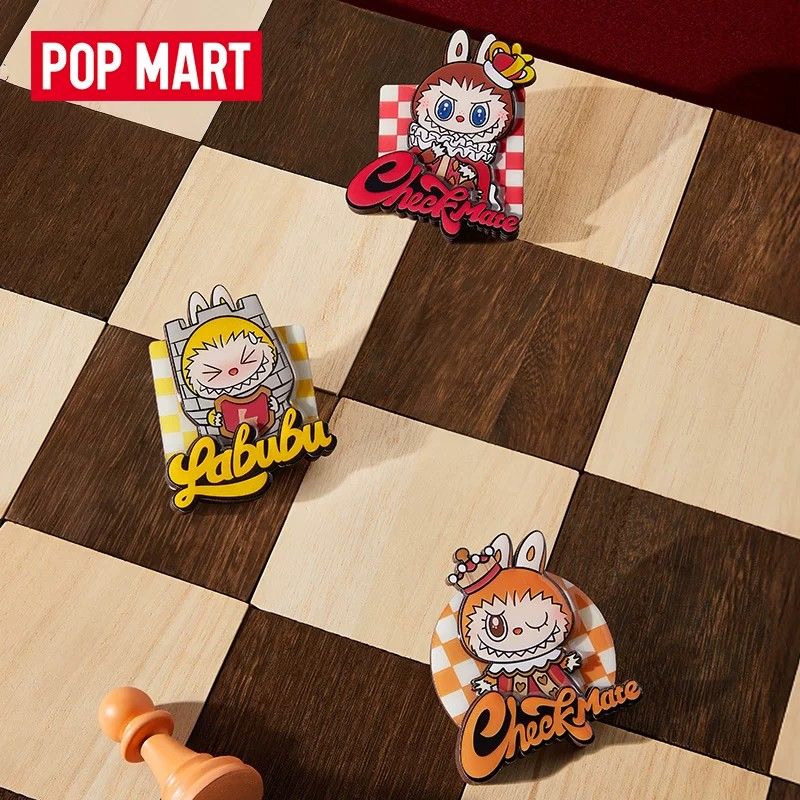 [EXCLUSIVE! POPMART] LABUBU THE MONSTERS LET'S CHECKMATE FRIDGE MAGNET ...