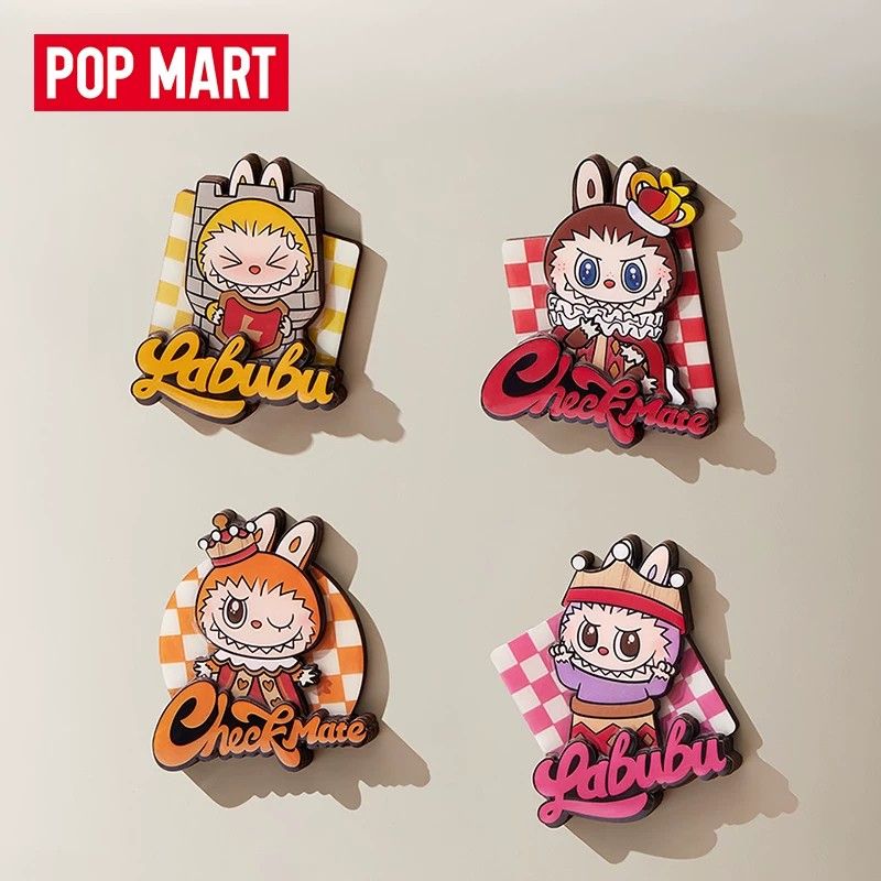 [EXCLUSIVE! POPMART] LABUBU THE MONSTERS LET'S CHECKMATE FRIDGE MAGNET ...