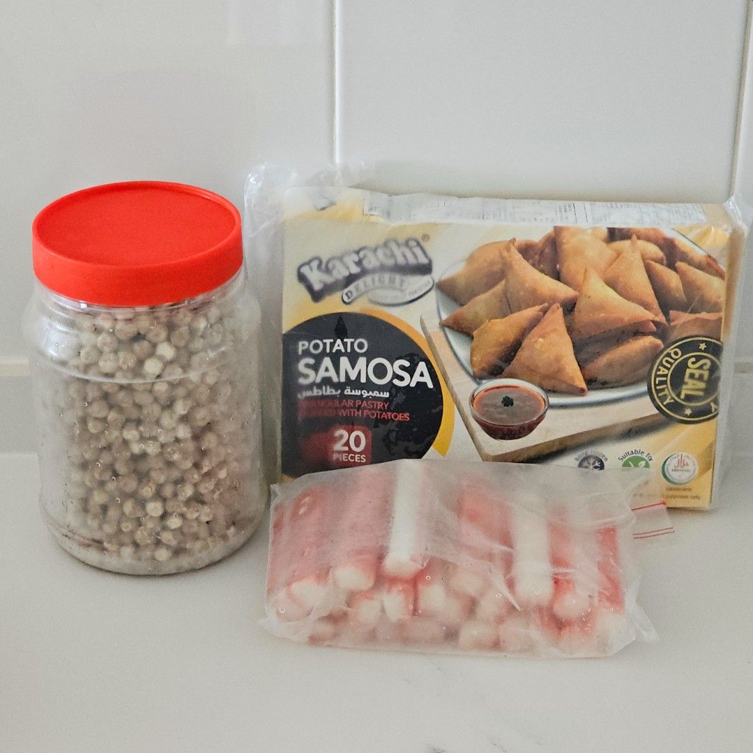 Assorted Frozen Food Brown Sugar Boba Pearls | Okeanoss Crab Sticks ...