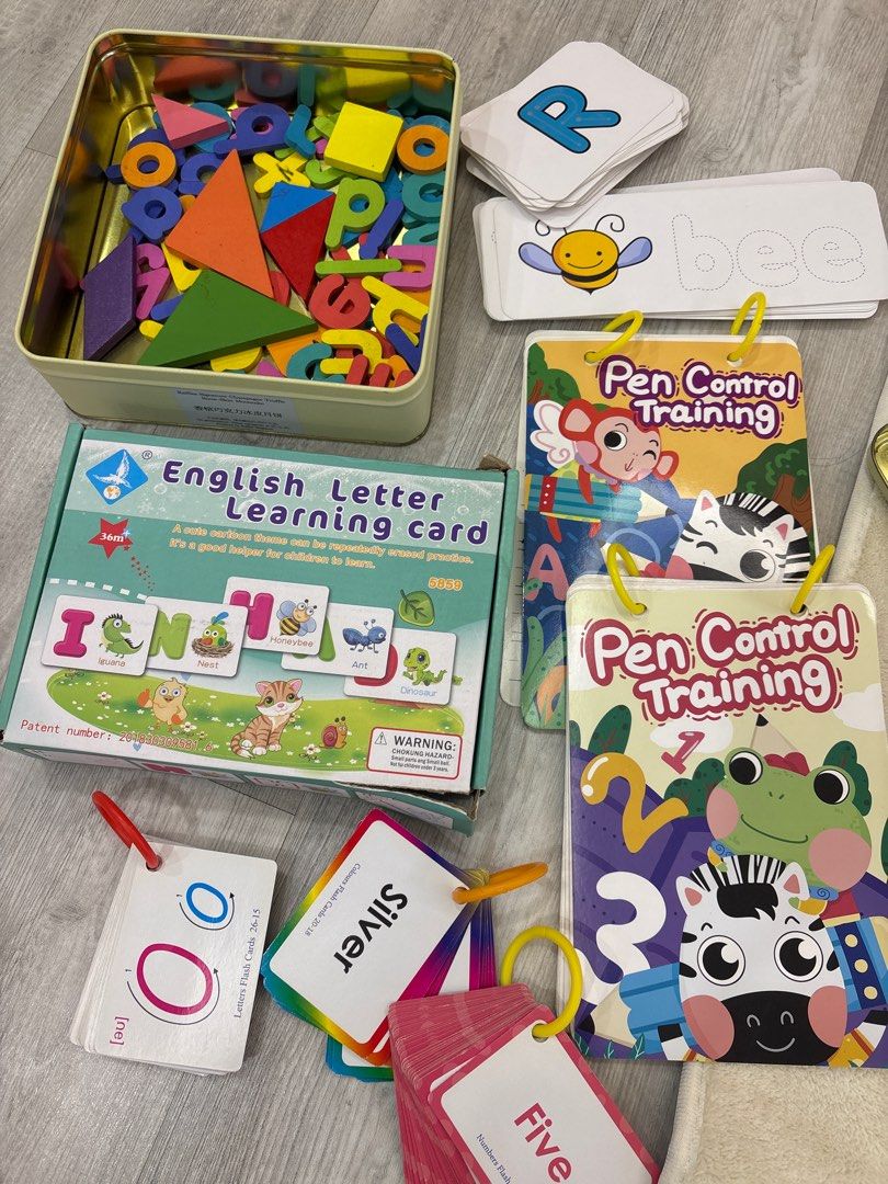 Grab bag - Toddlers educational toys - learn how to read/ write, Babies ...