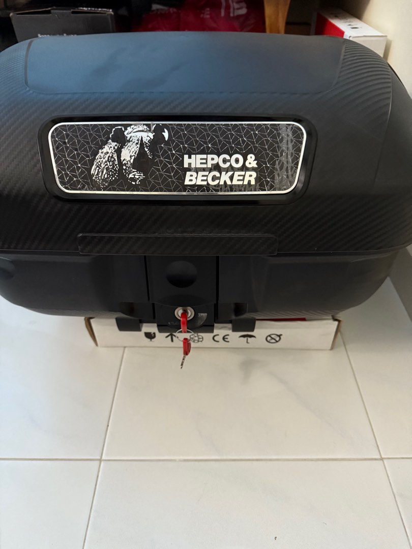 Hepco Becker 54L with Base Plate, Motorcycles, Motorcycle Accessories ...