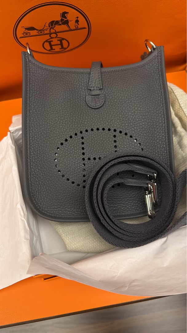 Hermes mini Evelyn, Luxury, Bags & Wallets on Carousell