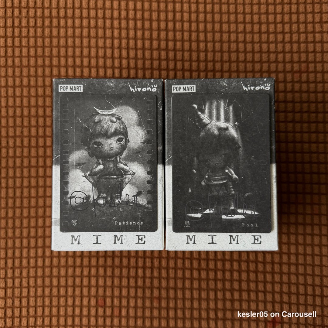 Hirono Mime - Patience and Fool, Hobbies & Toys, Toys & Games on Carousell