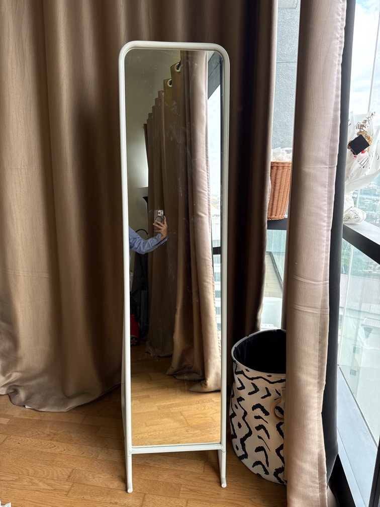 IKEA KNAPPER Standing Mirror, Furniture & Home Living, Home Decor ...