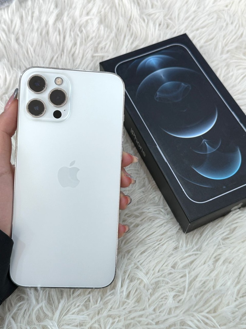 iPhone 12 Pro Max Silver 128GB, Mobile Phones & Gadgets, Mobile Phones ...