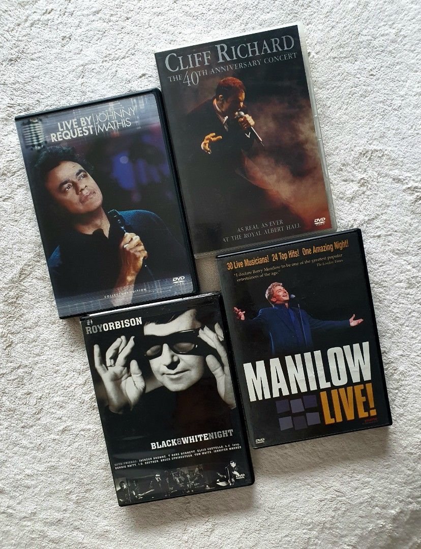 Johnny Mathis / Cliff Richard / Roy Orbison / Barry Mannilow Concert ...