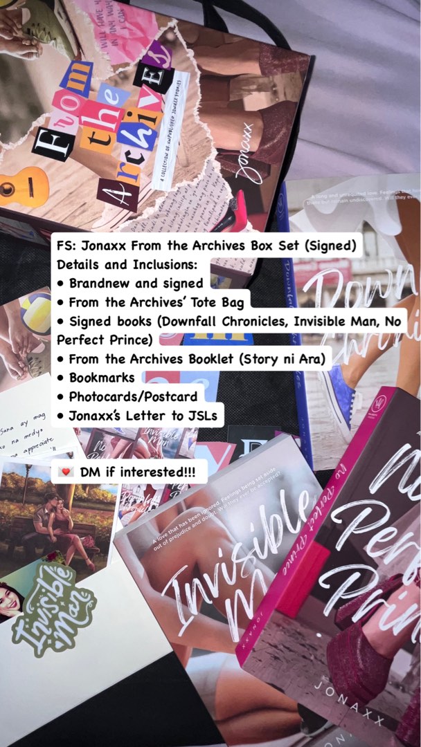 Jonaxx From The Archives Book Set (SIGNED), Hobbies & Toys, Books ...