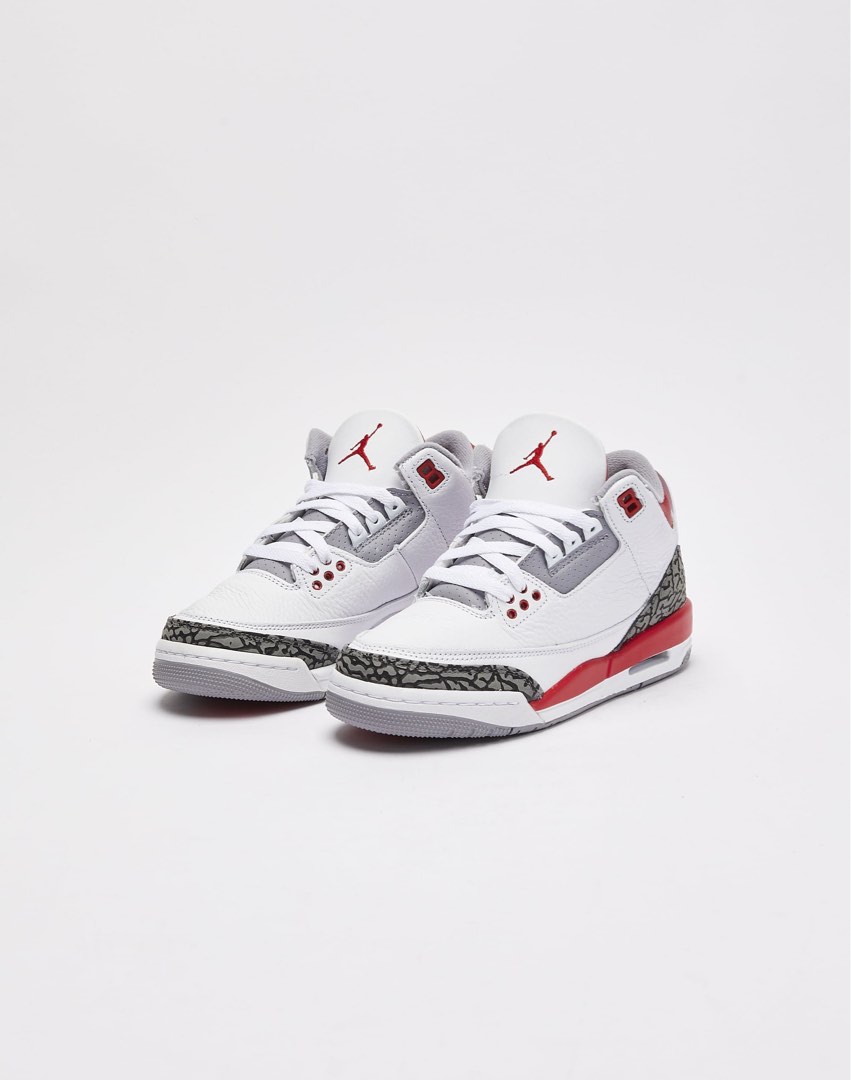 Jordan air retro 3 fire red, womens, Men's Fashion, Footwear, Sneakers ...