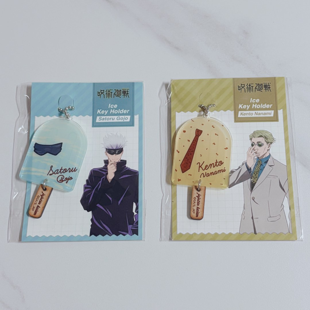 Jujutsu Kaisen Ice Key Holder Gojo Nanami, Hobbies & Toys, Memorabilia ...