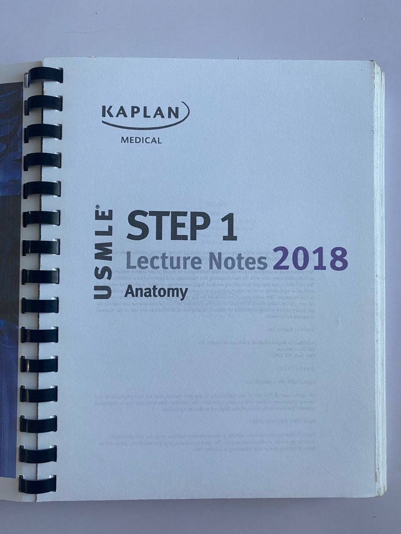 Kaplan Usmle Step 1 Anatomy Booklet Hobbies Toys Books