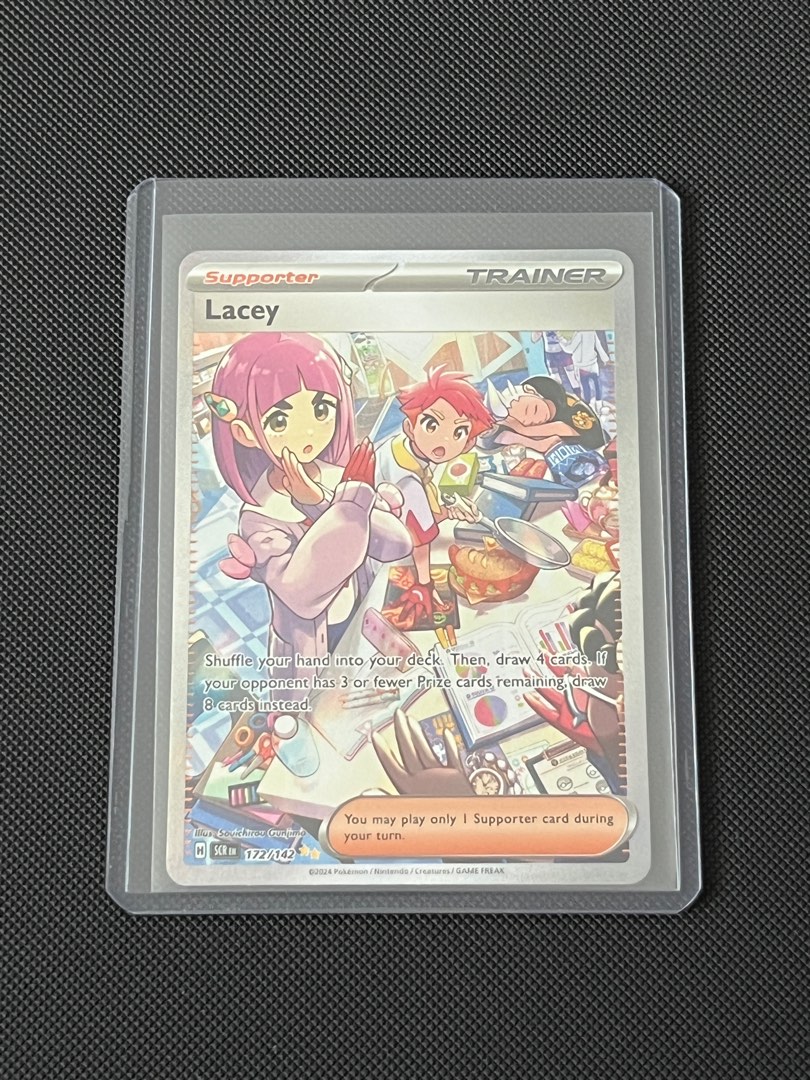 Lacey 172/142 - Holo SIR - Eng Stellar Crown Pokemon card TCG trainer ...