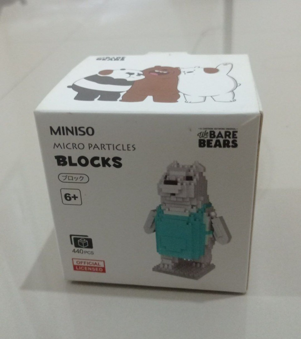 Lego Bricks / Blocks Miniso We Bare Bears Ice Bear, Toys & Collectibles ...