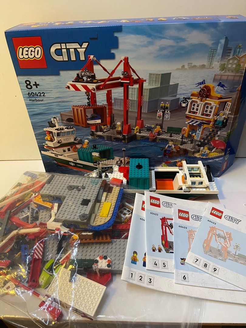 Lego City 60422 Seaside Harbor with Cargo Ship [2024], Hobbies & Toys ...