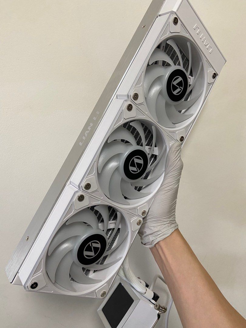 LIAN LI HydroShift LCD 360R AIO CPU Cooler 360mm - White, Computers ...